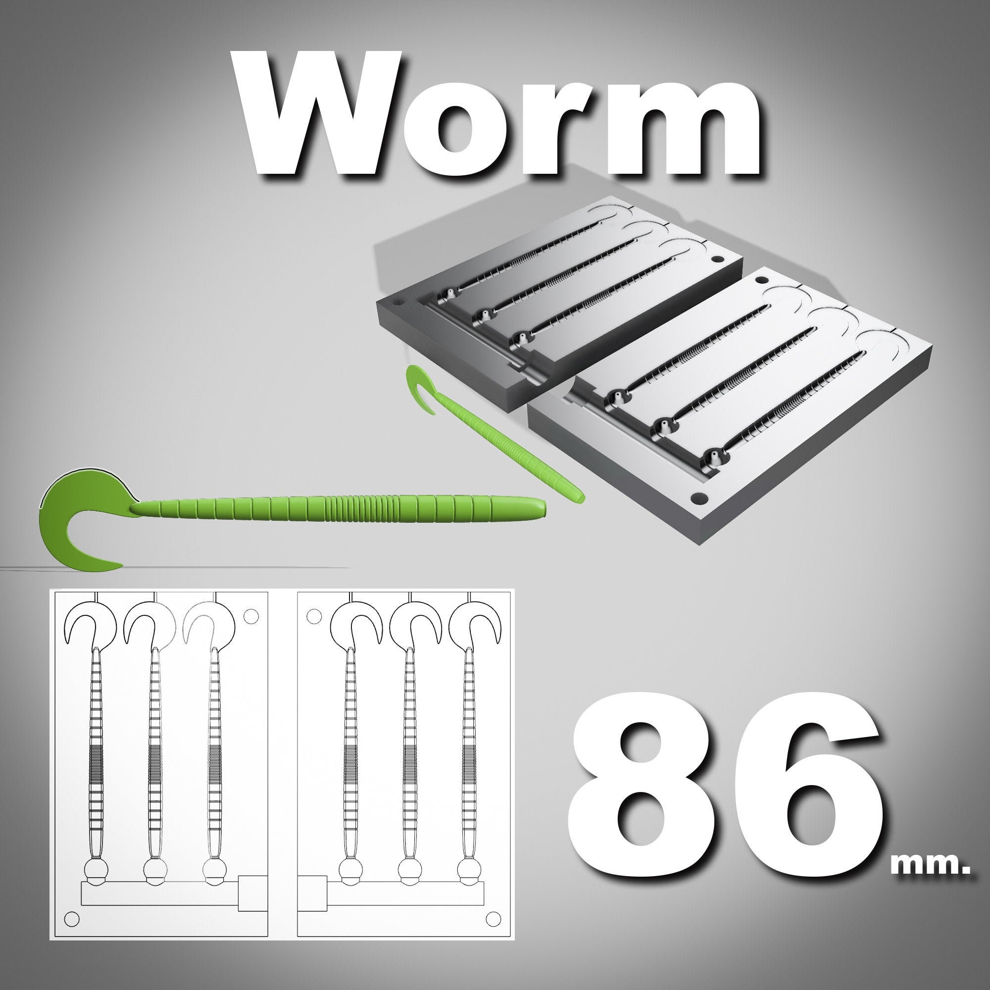 Worm Molds for sale| 90 ads for used Worm Molds