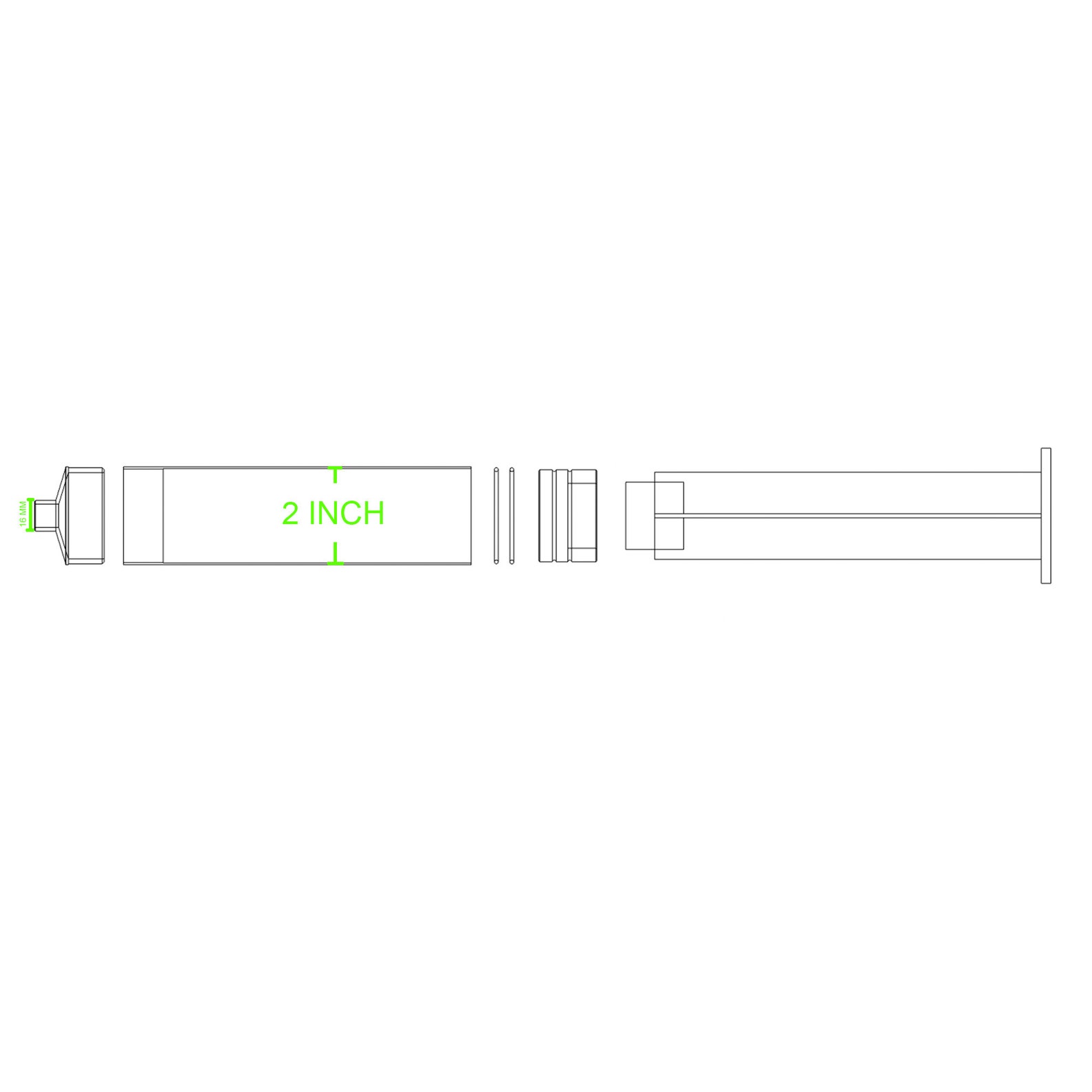Digital File : 3d Stl and Step File "soft Plastic Injector Tip 16 Mm ...