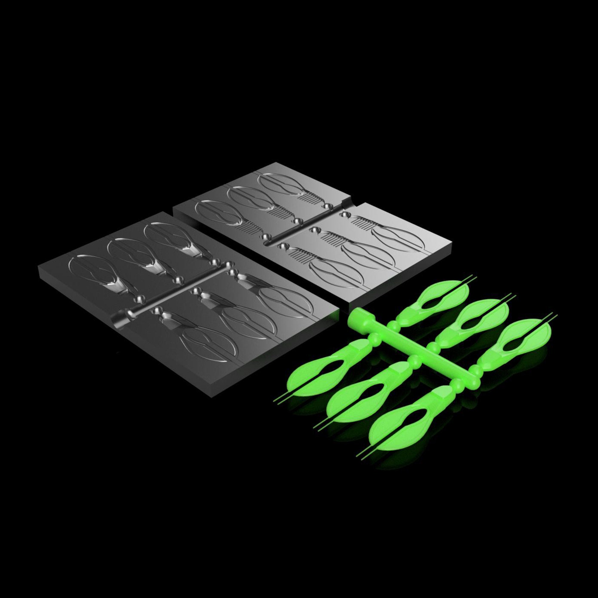 Digital File: Mold Trail 1 3D STL, STEP File for CNC and 3D Print - Etsy