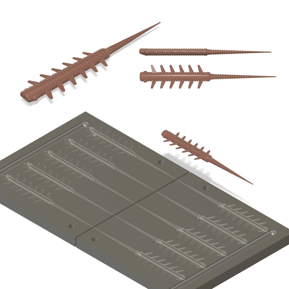 Digital File: Mold 8.5 Cm Lure Fishing Lure Softbait Mold 3D | Etsy