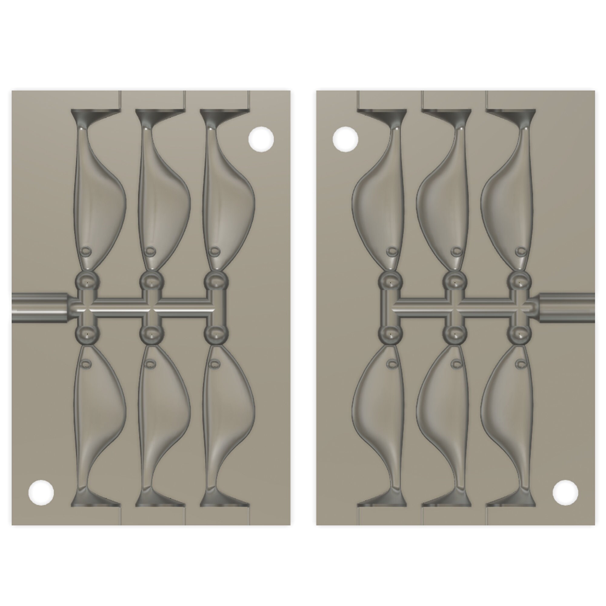 Digital File: Mold of SHAD 2.5 Inch. for Cnc and 3D Print - Etsy