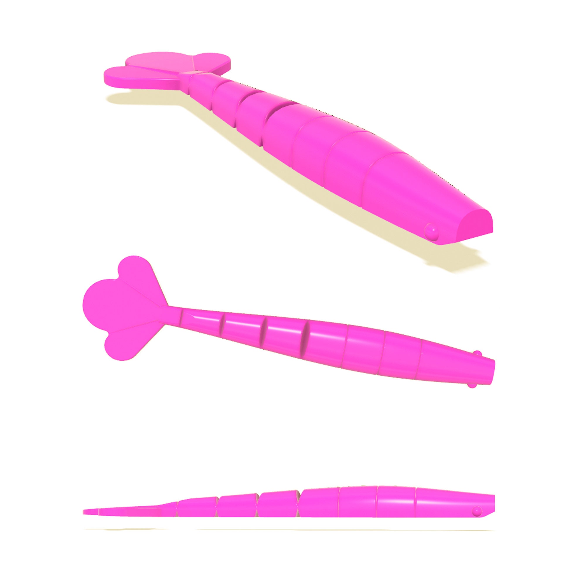 Digital File: Mold Shrimp 78 Mm. 3D STL, STEP File for CNC and 3D Print ...