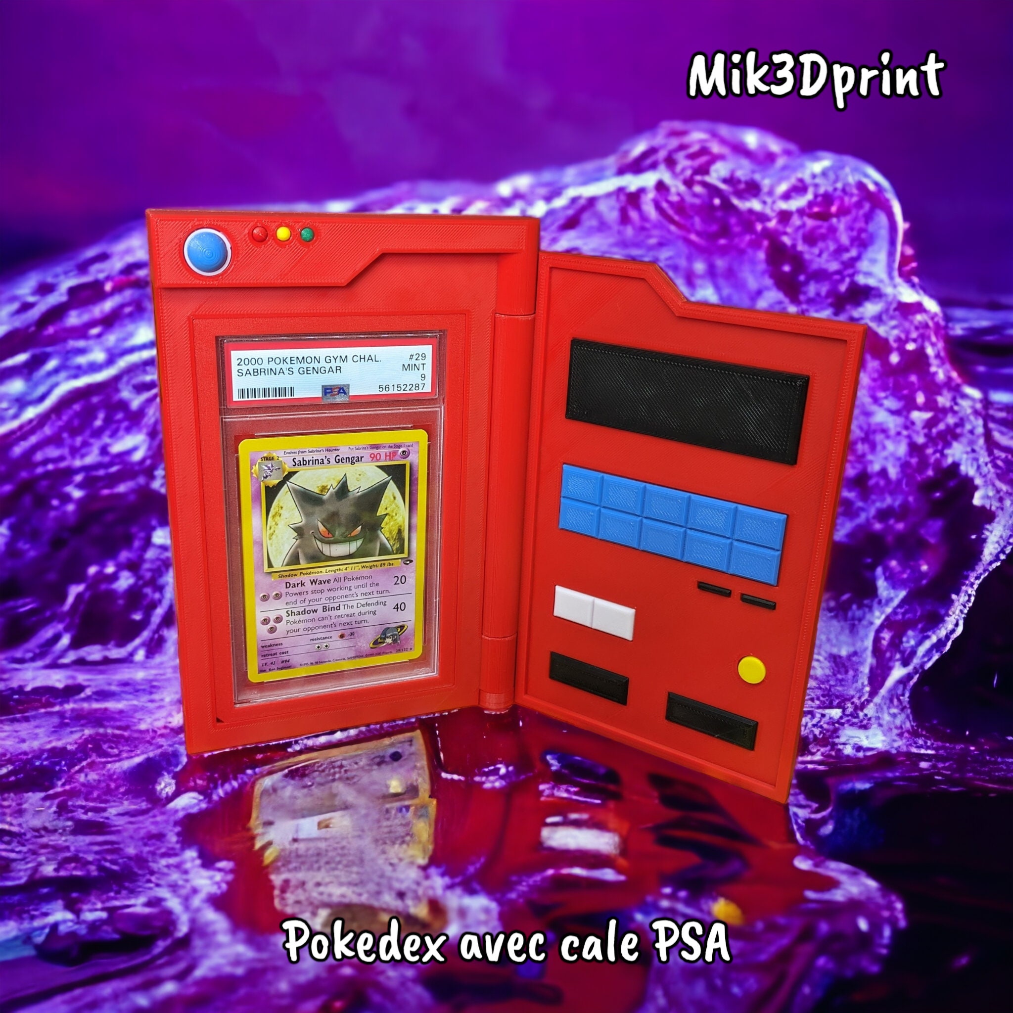 Pokédex Pokemon Card Toploader PCA PSA Pokedex Pokemon Card - Etsy