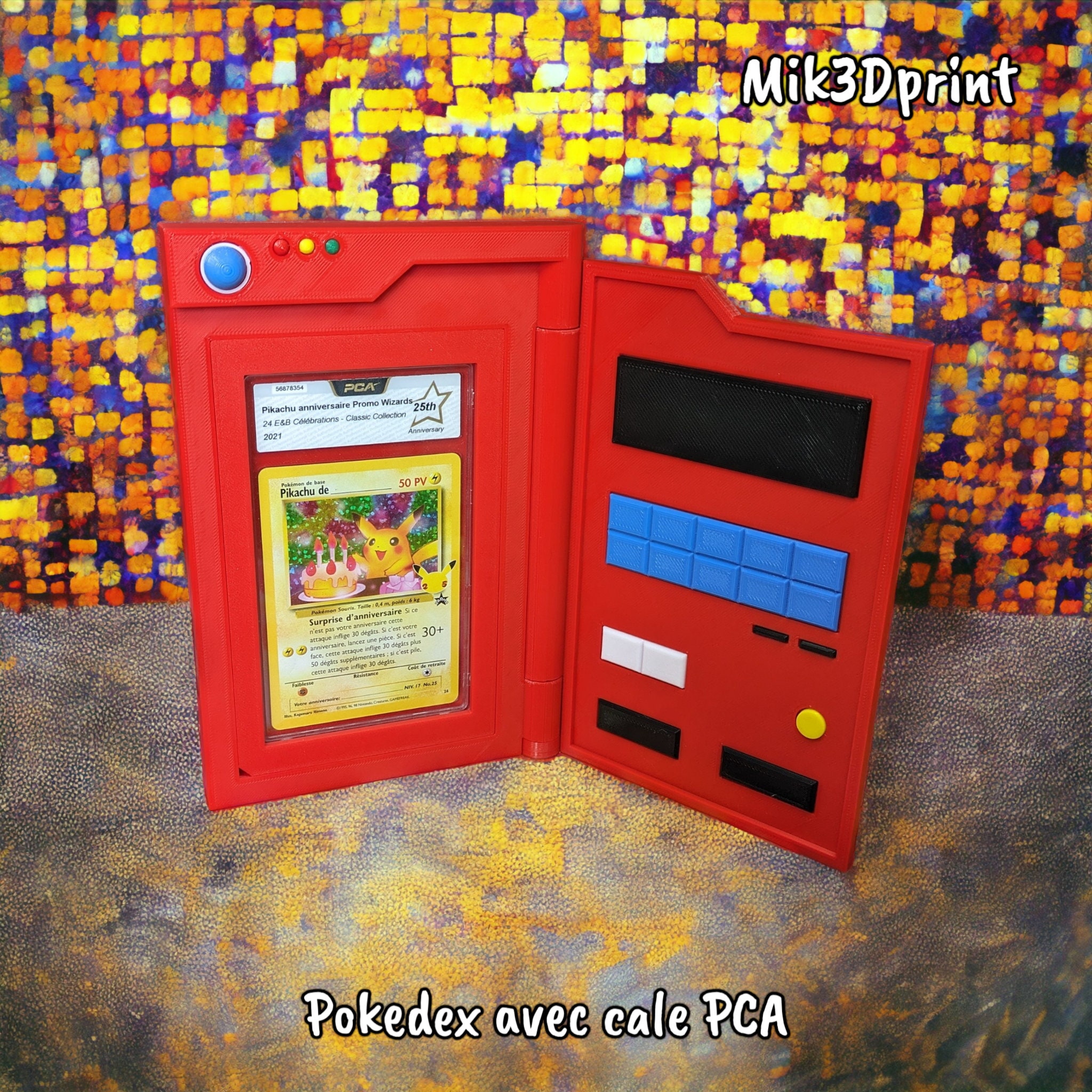 Pokédex Pokemon Card Toploader PCA PSA Pokedex Pokemon Card - Etsy