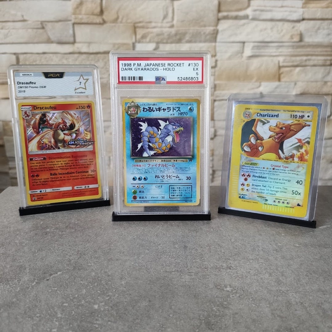 Set of 5 Pokémon Trading Card Game Display Stands Yugioh Metazoo - Etsy
