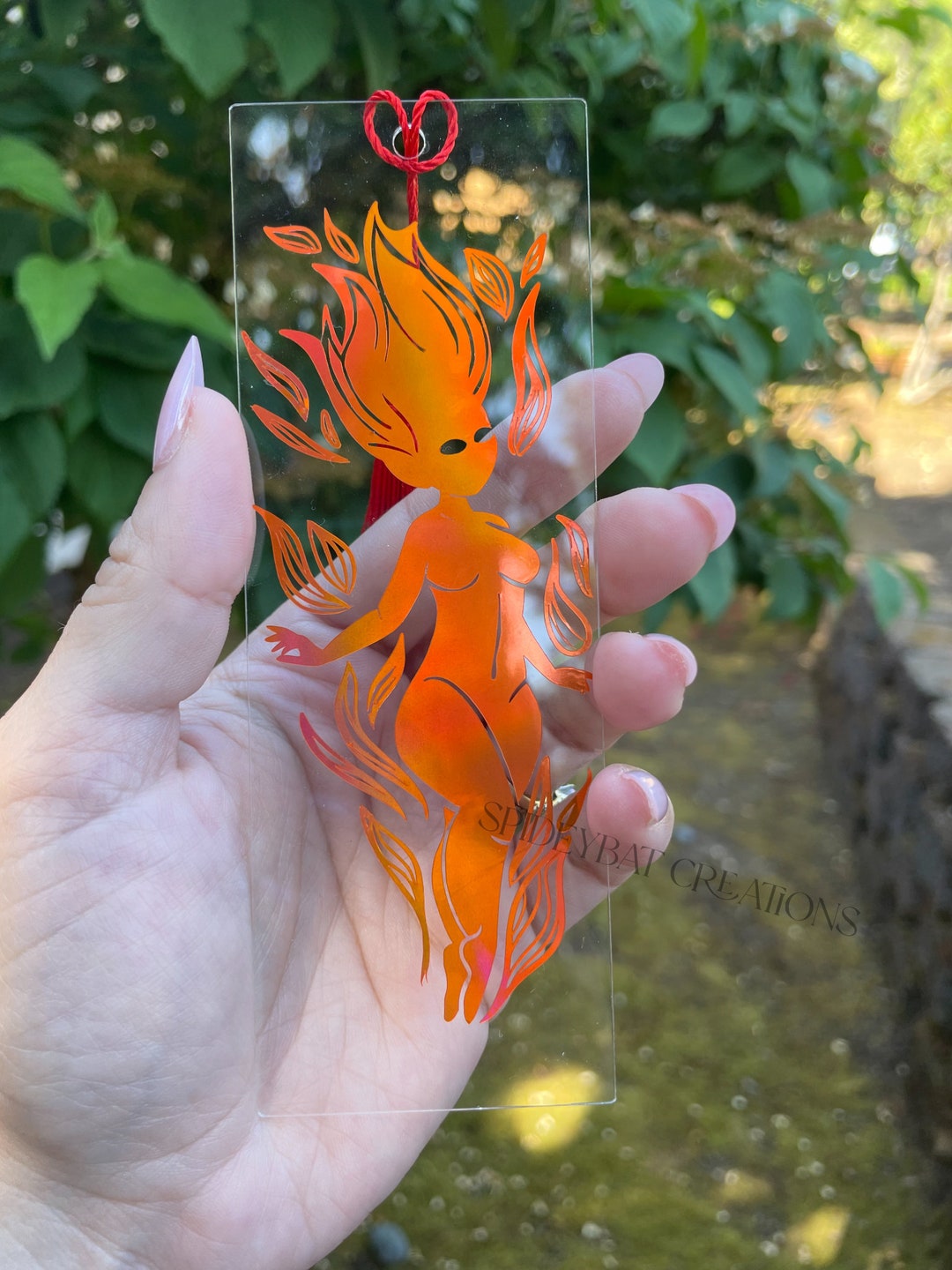 Fire Sprite Bookmarks- Bookish Bookmarks- Fantasy- Acrylic Bookmark - Etsy