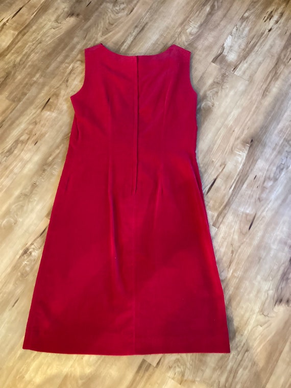 Vintage Red Velvet Toni Todd Dress - Gem