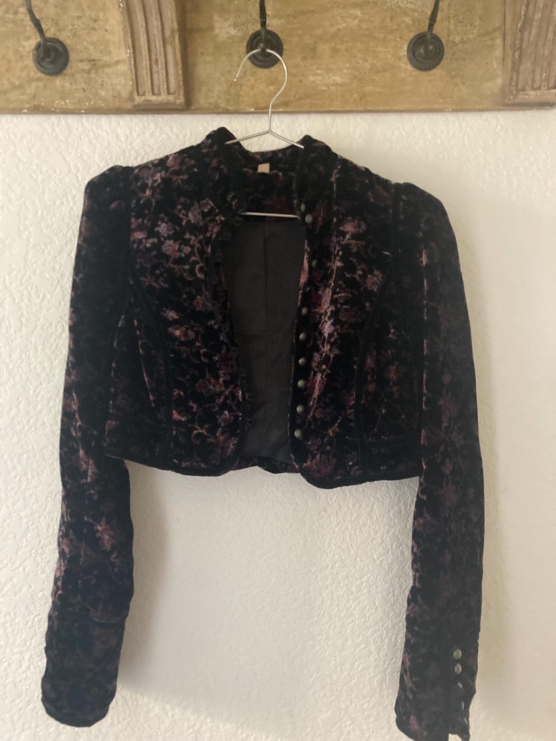 Velvet Bolero Jacket - Etsy