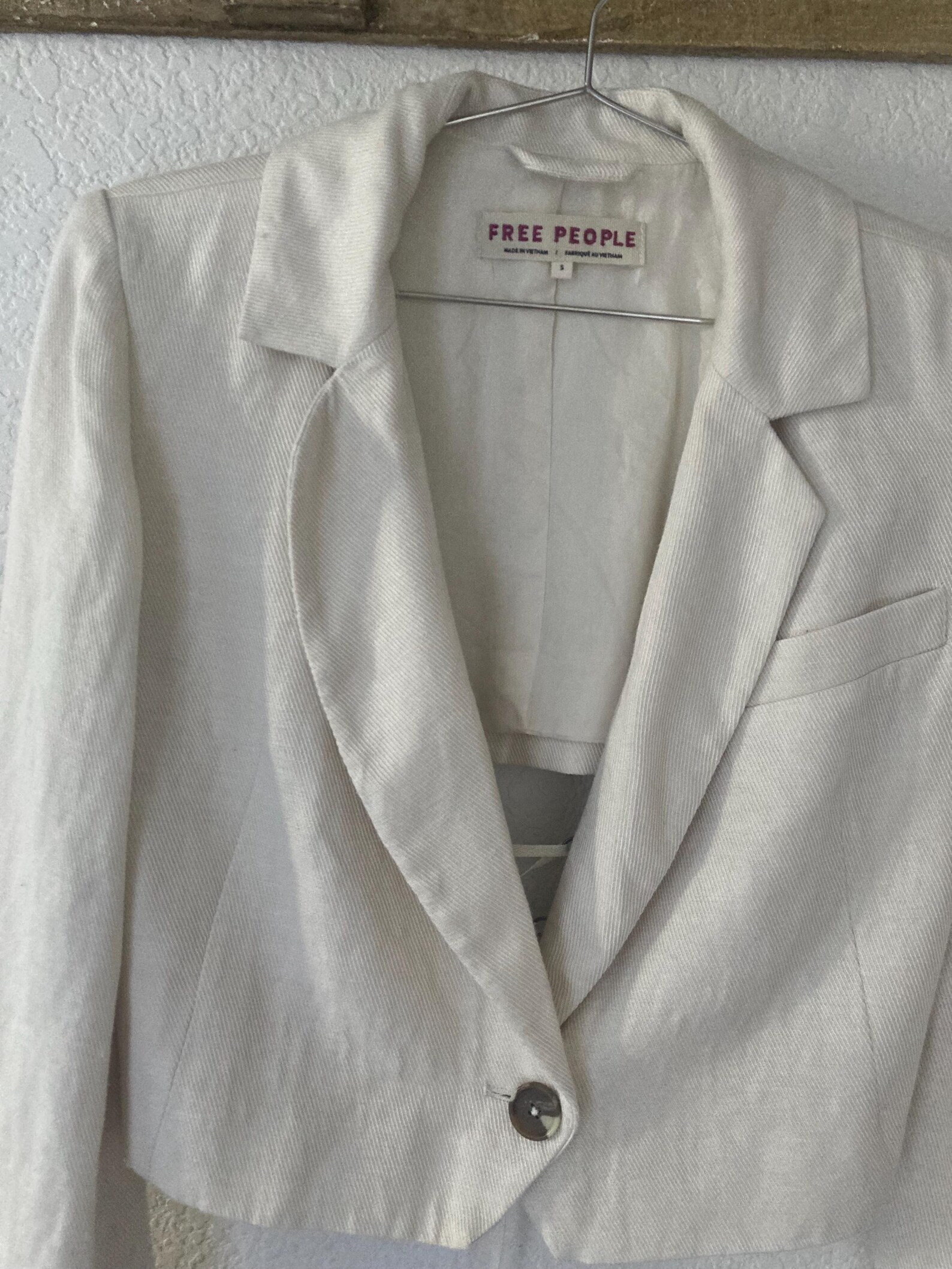 Cropped Blazer With Lace up Back - Etsy