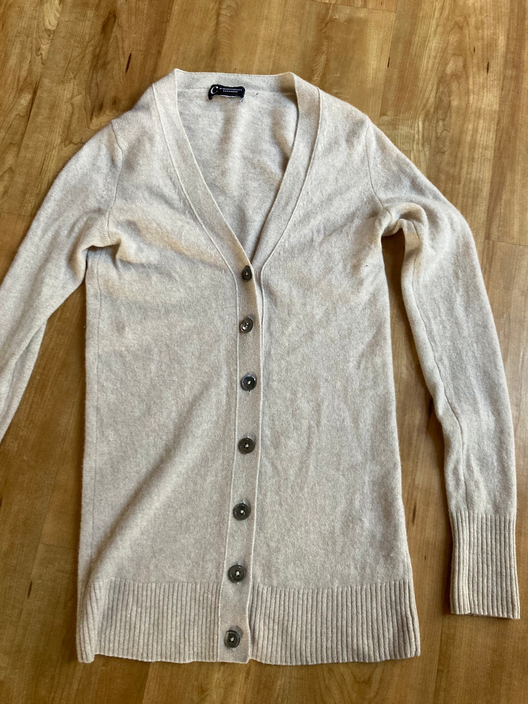 Vintage Cashmere Cardigan by Bloomingdales - Etsy