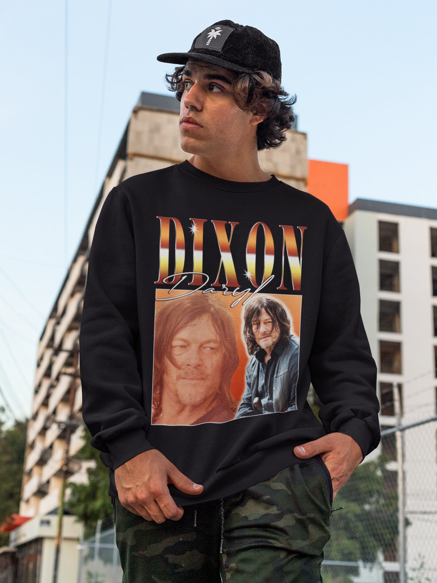 Daryl Dixon Tshirt Norman Reedus Tshirt Oversize Shirt - Etsy