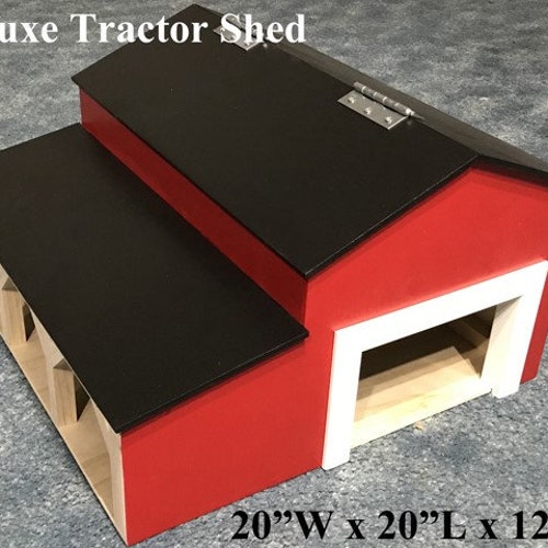 Handcrafted Wooden Toy Machine Shed - Etsy