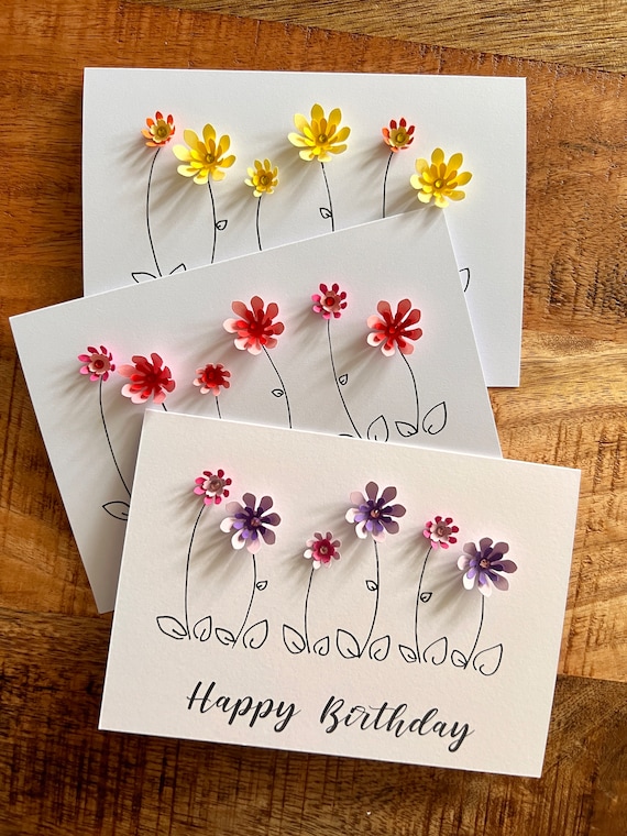 Handmade Birthday Greeting Card Ideas