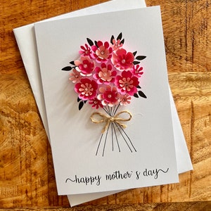 3D Cards, Mother's Day Card, Happy Mother's Day Card, Handmade Cards ...
