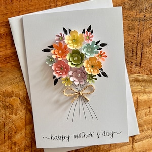 3D Cards, Mother's Day Card, Happy Mother's Day Card, Handmade Cards ...