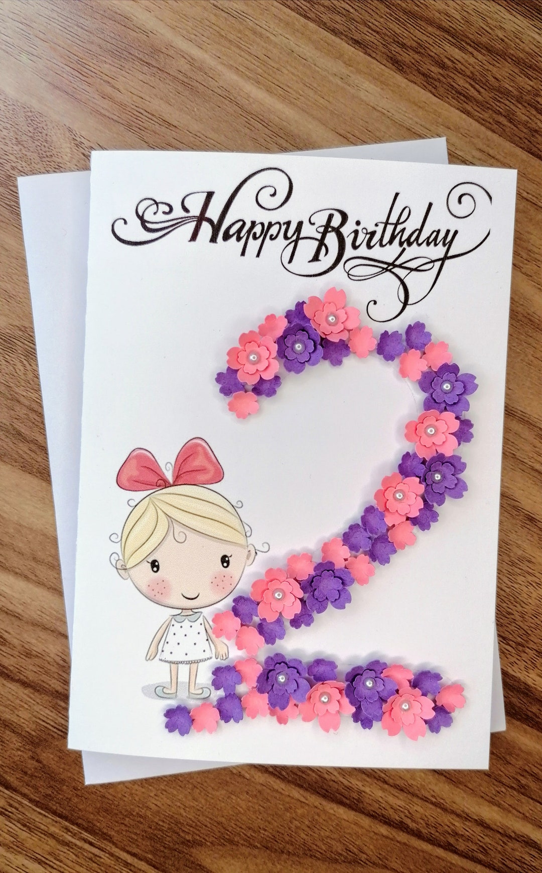 Card for Kids, A6 Size Birthday Card,age Number Birthday Card, Custom ...
