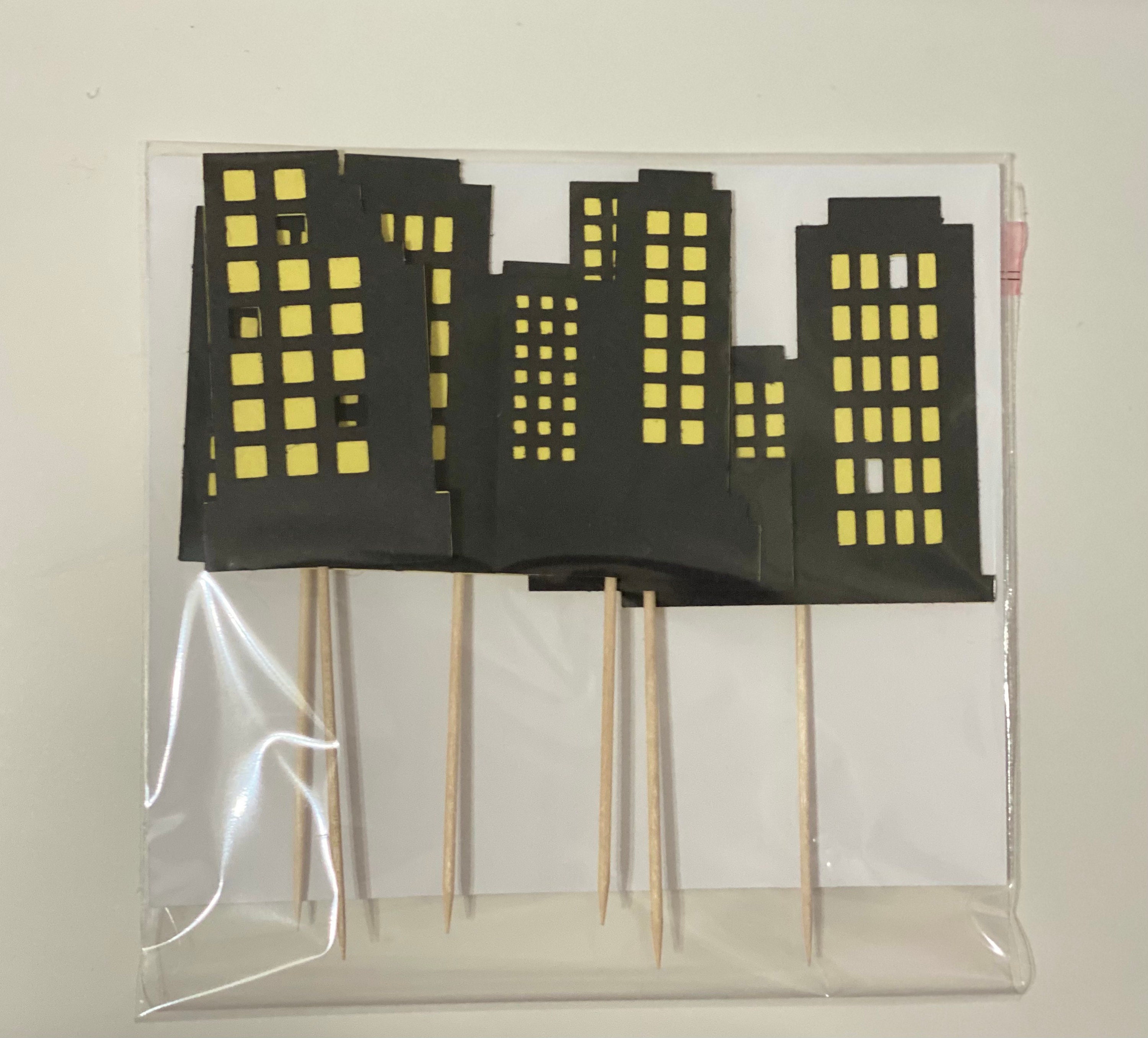 6 Skyscraper Cake Toppers - Etsy UK