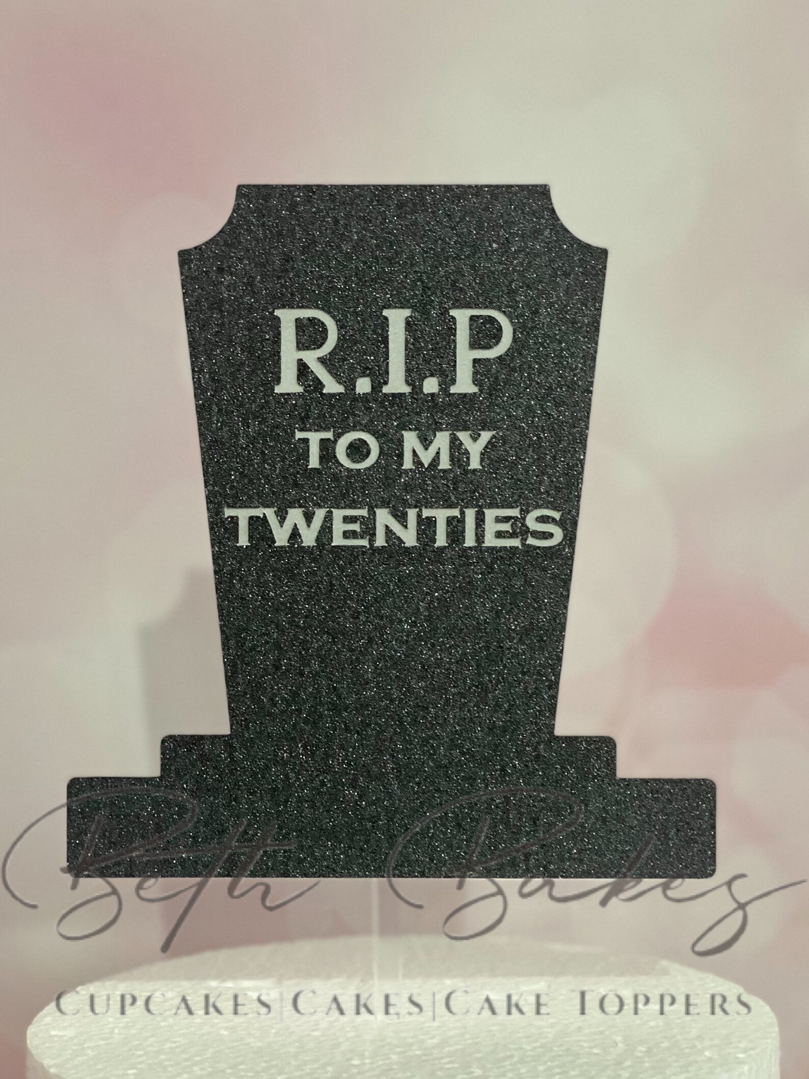 RIP to My Twenties Thirties Forties Fifties Cake Topper - Etsy