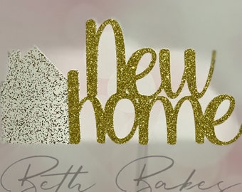 BUNDLE PACK Home Sweet Home Cake Topper House With Heart - Etsy