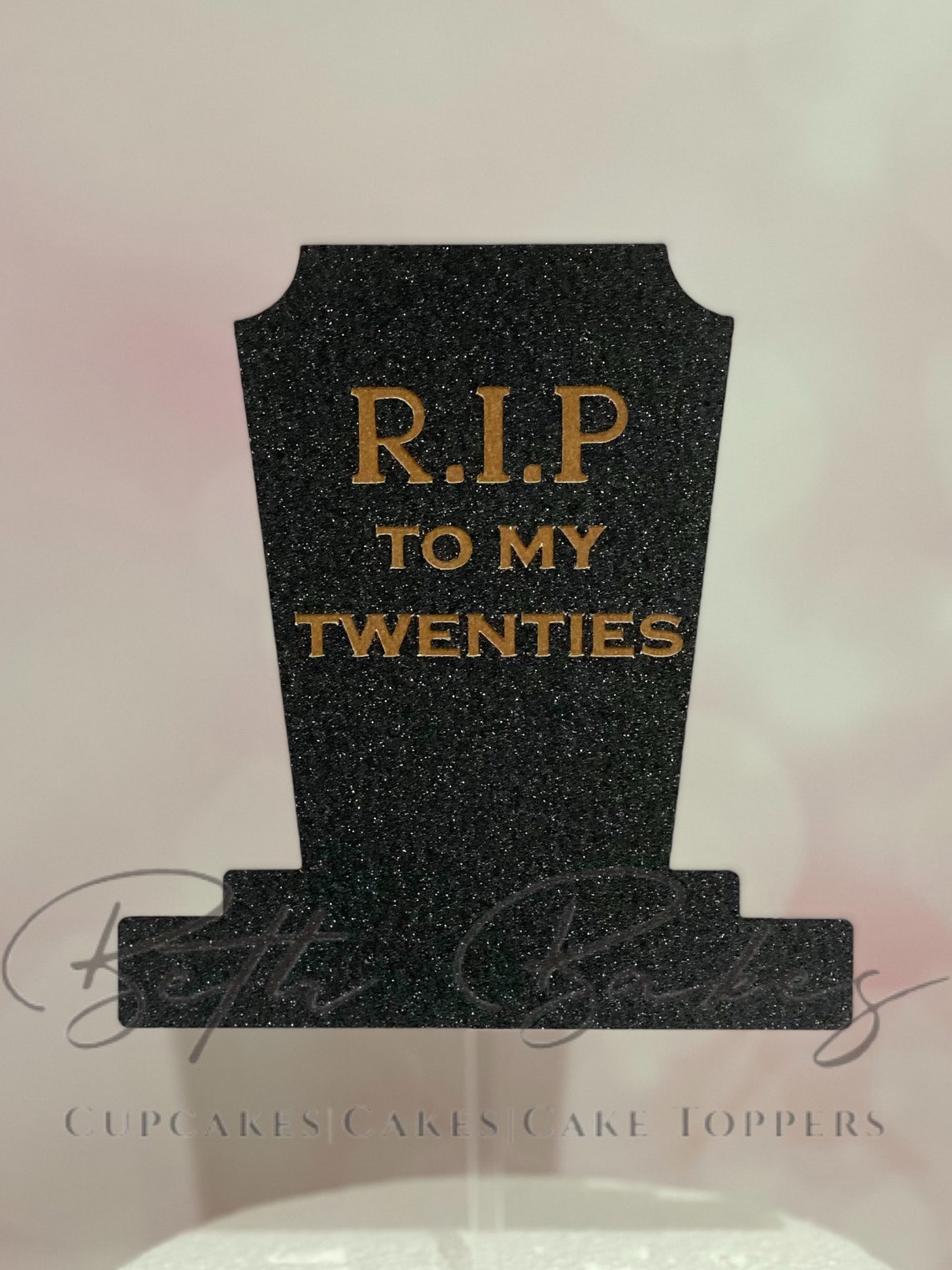 RIP to My Twenties Thirties Forties Fifties Cake Topper - Etsy