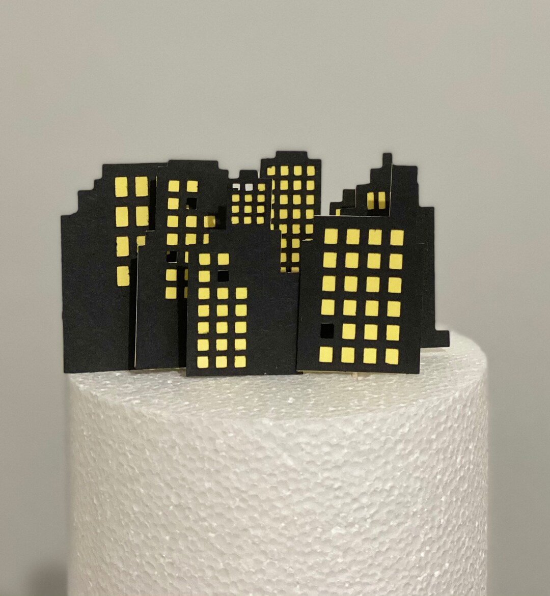 6 Skyscraper Cake Toppers - Etsy