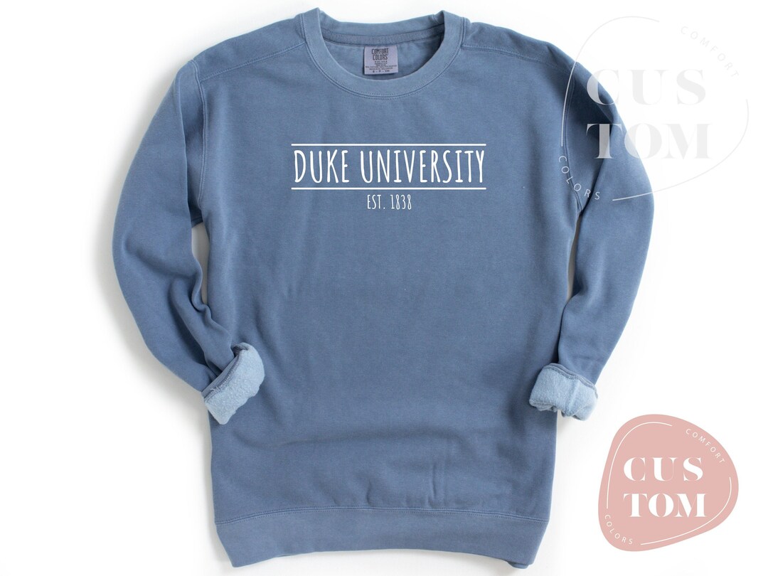 Personalized University Sweatshirt, Custom Design Comfort Colors ...