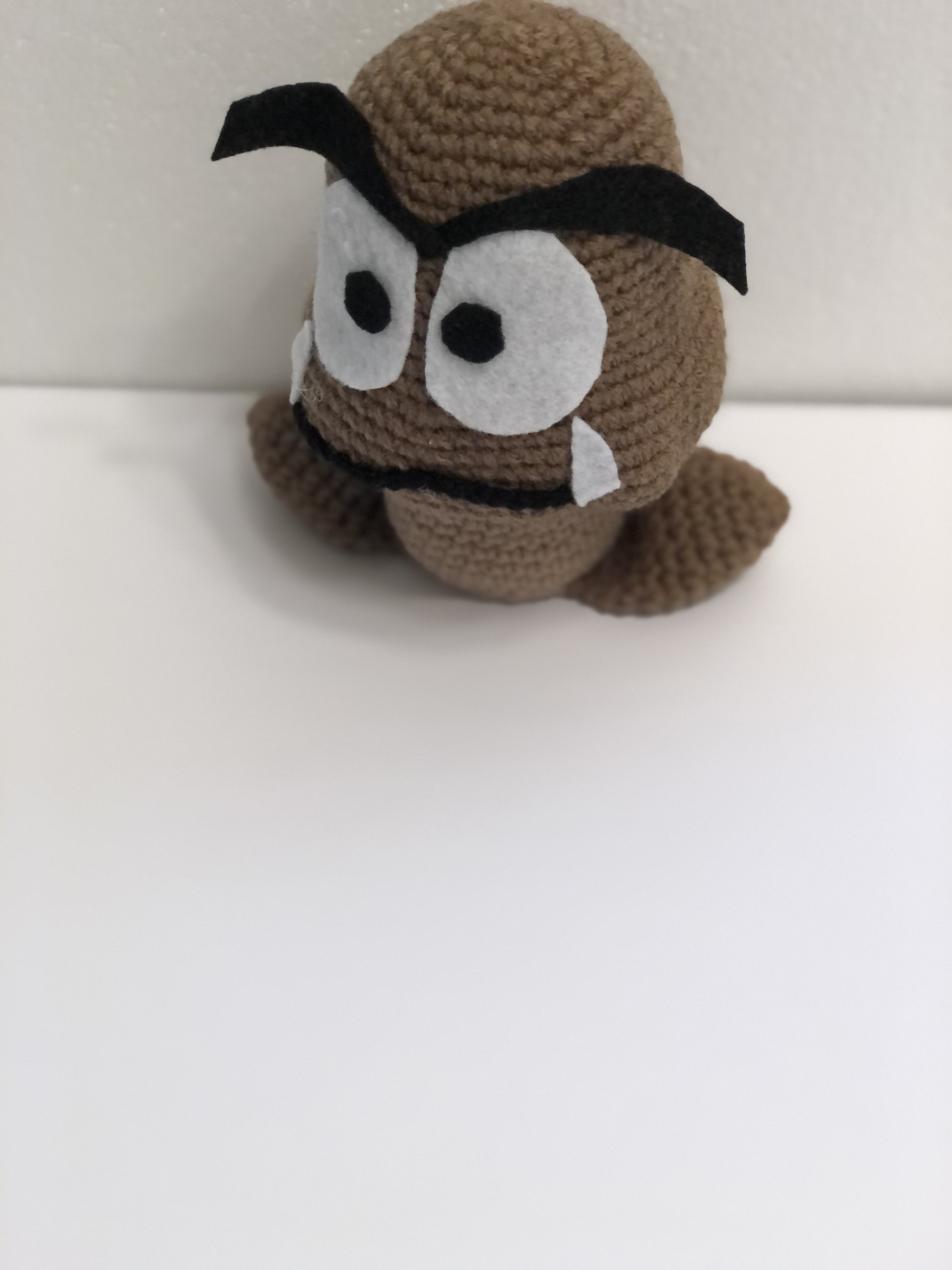 Handmade Crochet Goomba Plush Toy Nintendo Mario Bros | Etsy