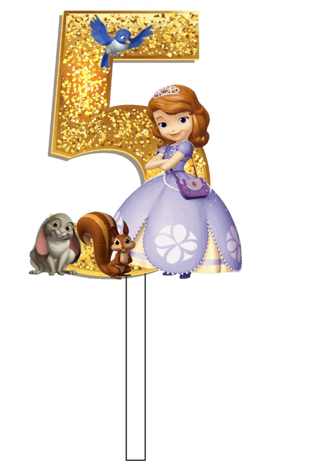 Cake Topper Princess Sofia 5 - Etsy