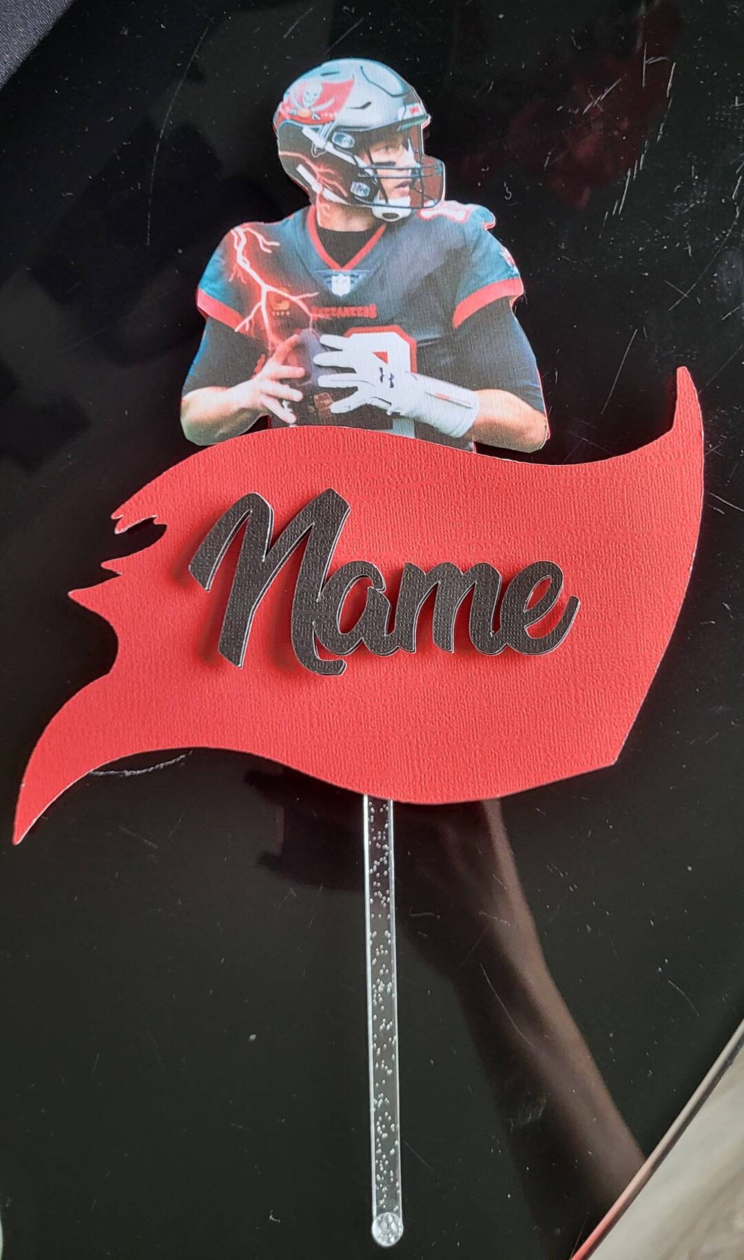 Tom Brady Cake Topper, Send Name at the Seller. - Etsy