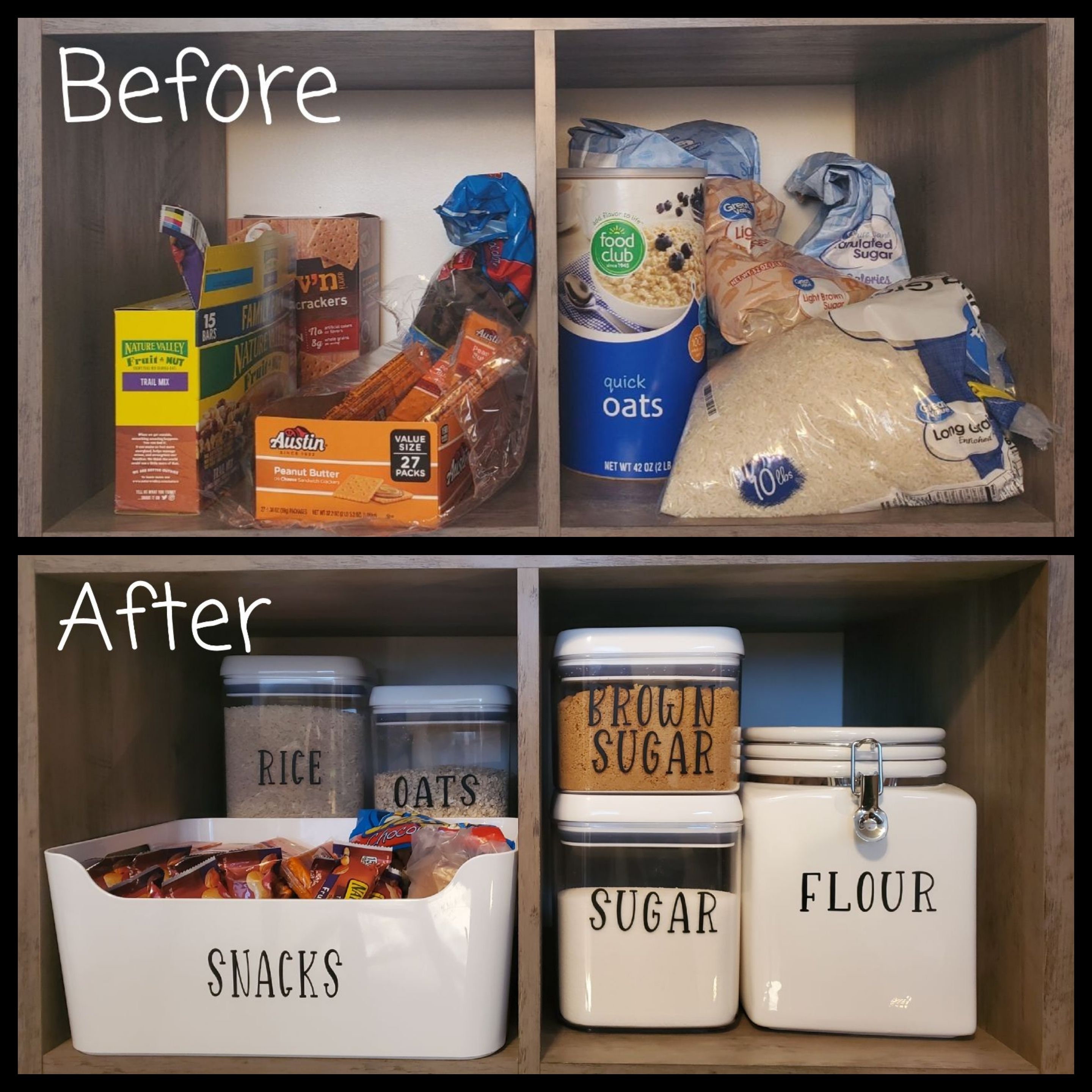 Pantry Labels-vinyl Decals- Customizable Labels for Kitchen ...