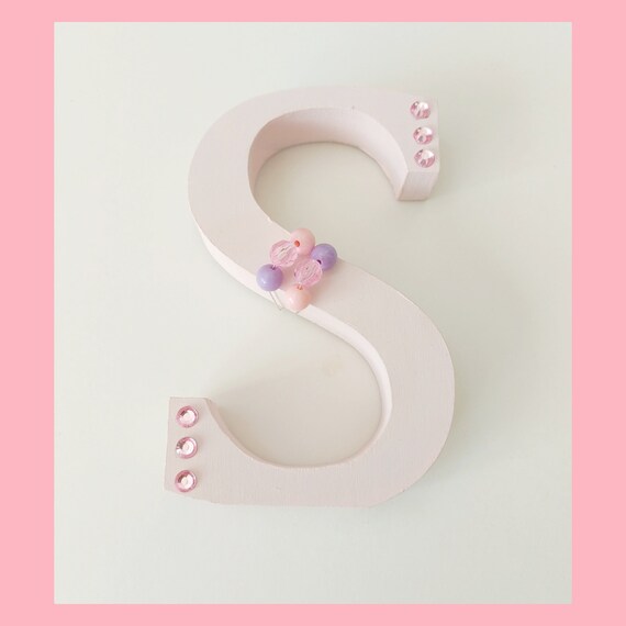 Free Standing Letter s in Light Pink - Etsy
