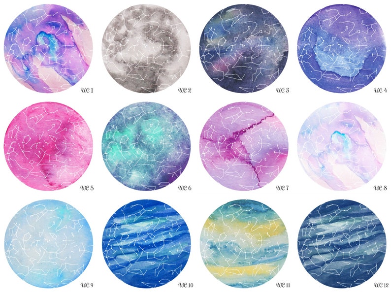 Crystal Anniversary Star Map Crystal Star Map 15th Wedding - Etsy