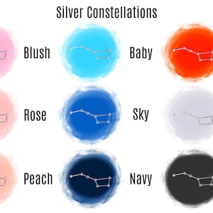 Girl Nursery Foil Crystal Star Map Star Chart Crystal Baby Gift Metal ...