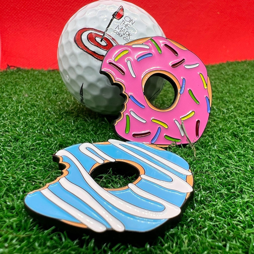 Donuts Golf Ball Marker Combo Set | Golf Gift Accessory - Etsy