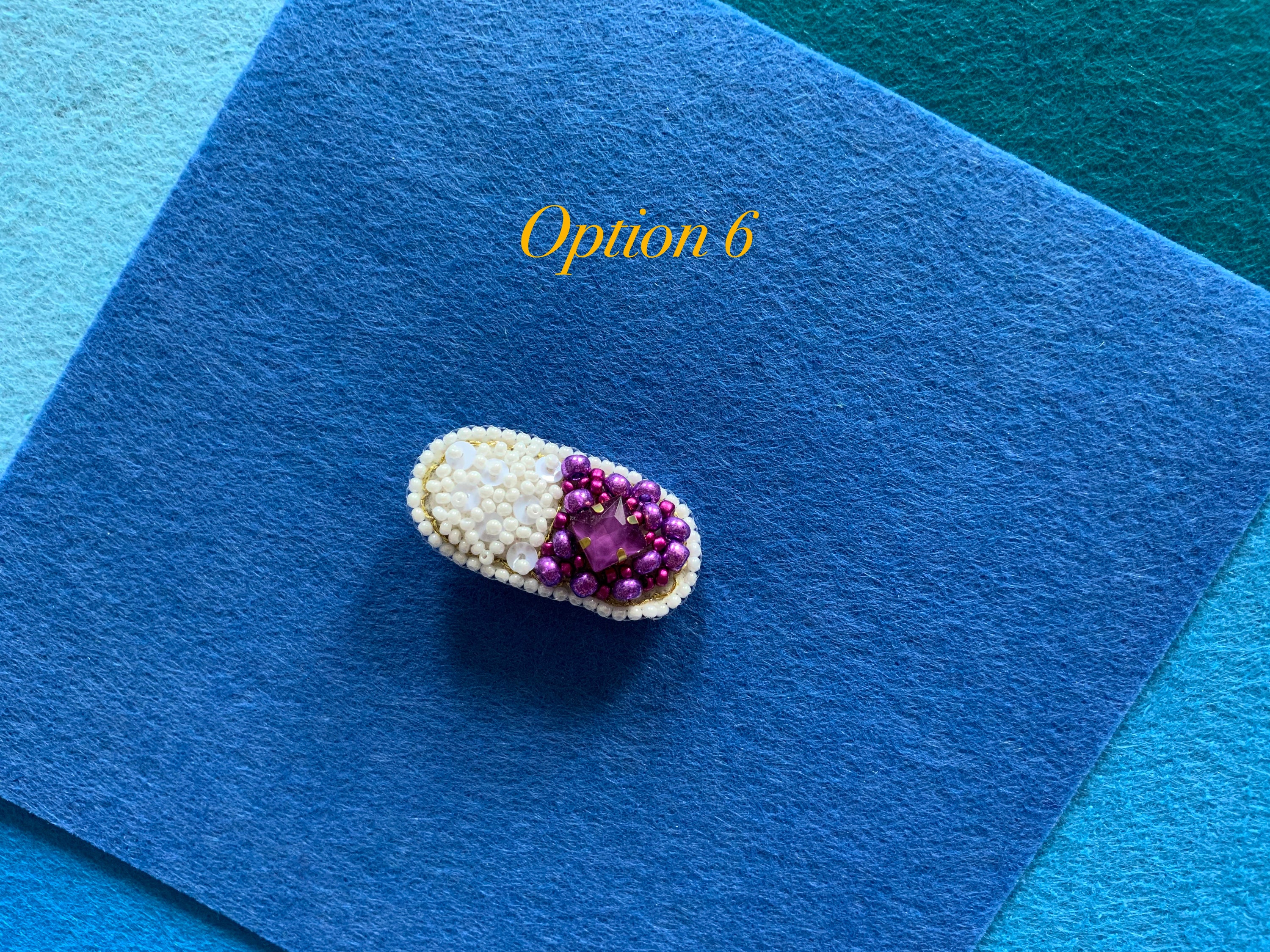Brooch Capsule Beaded Medicine Accessory Custom Colour Broach - Etsy.de