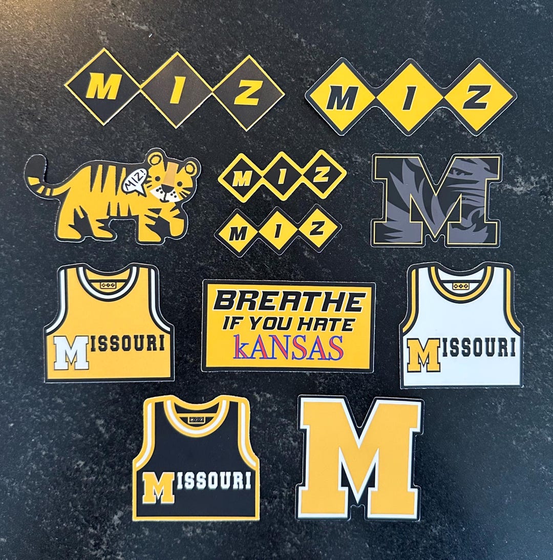 Mizzou - New Releases Collection - 11 Stickers - Etsy