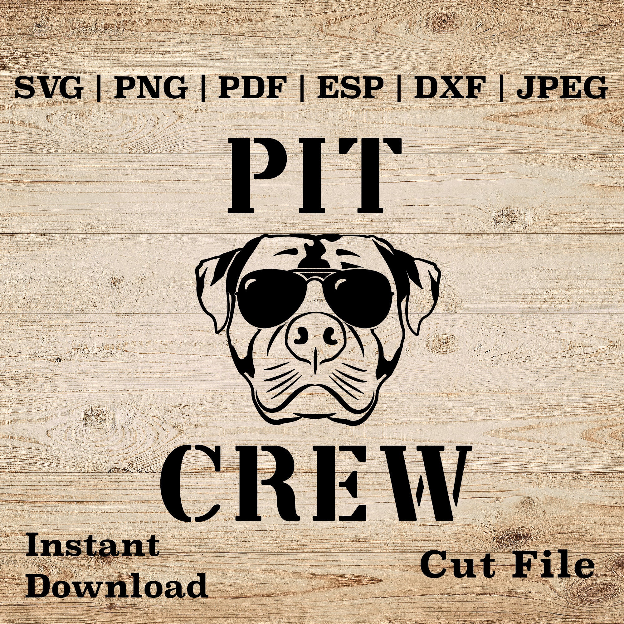 Pit Crew Svg | Pitbull Svg | Dog Svg | Dog Mom Svg | Pitbull Head Svg ...