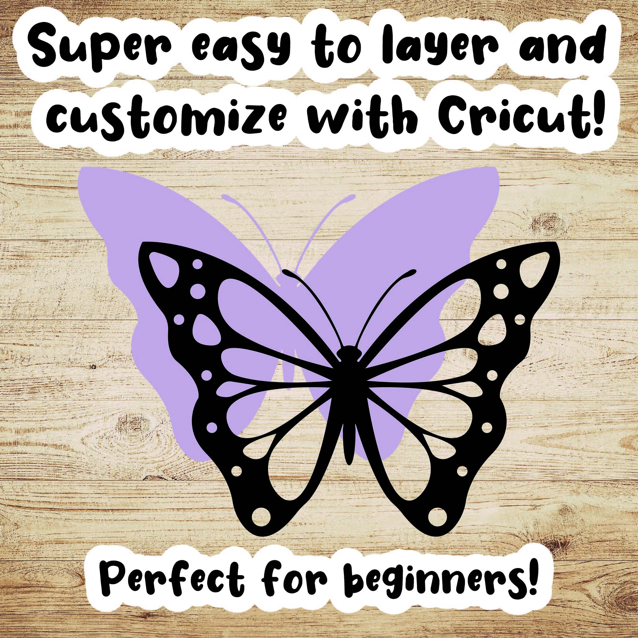 Simple Butterfly Svg | Easy Butterfly Svg | Simple Svg | Easy Cricut ...
