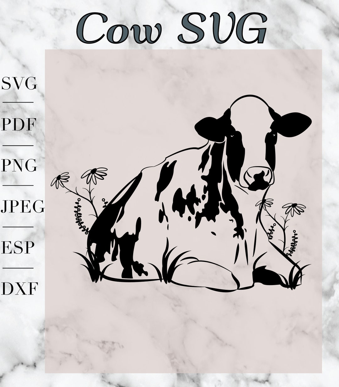 Cow Svg, Cute Cow Svg, Cow Sublimation Design, Farm Svg, Farm Animal ...