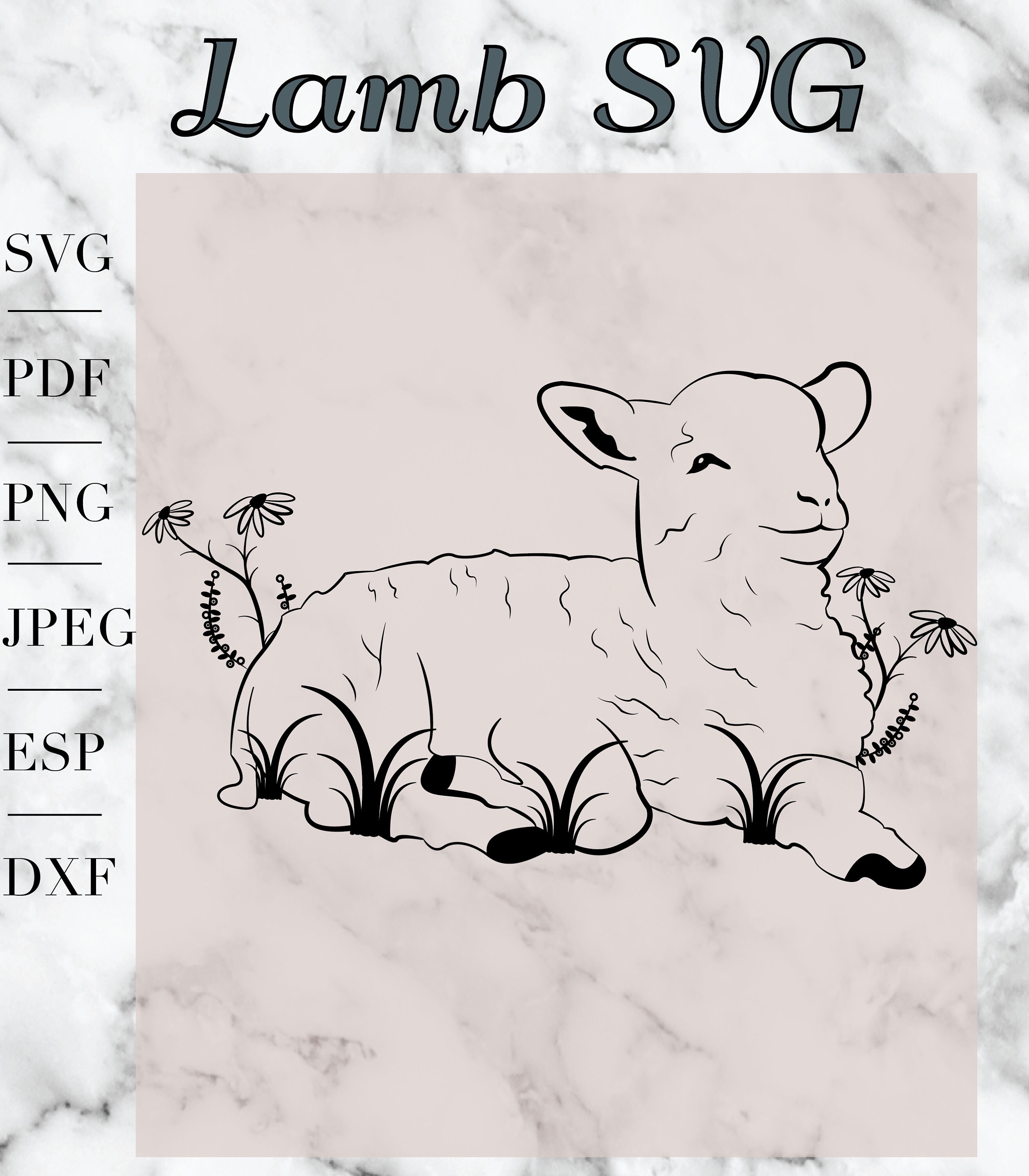 Ovejas svg lindos ovejas svg cordero svg granja svg granja - Etsy España