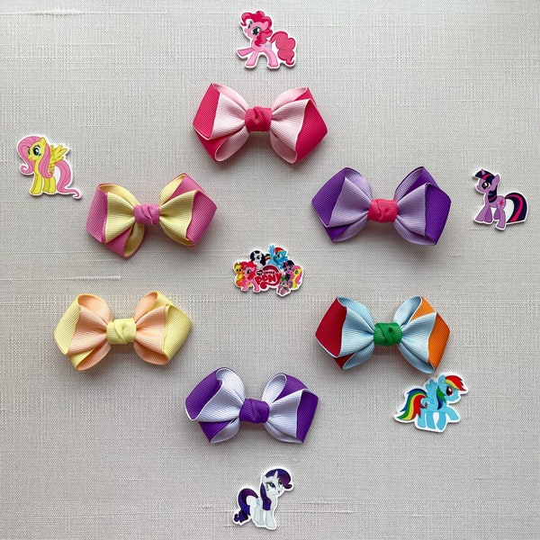 My Little Pony Bows - Etsy
