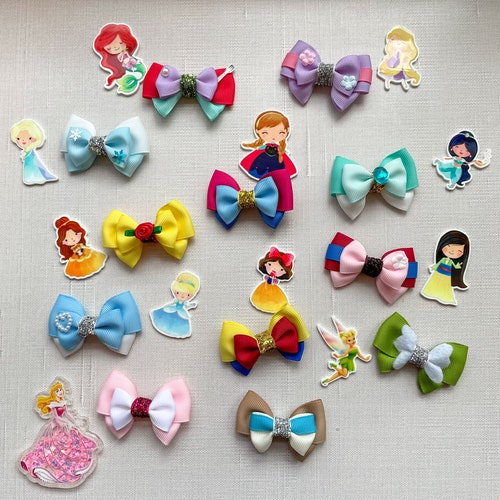 Disney Princess Bows - Etsy