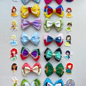Disney Princess Bow | Disney Princess Inspired Hair Bow | Toddler Bow ...