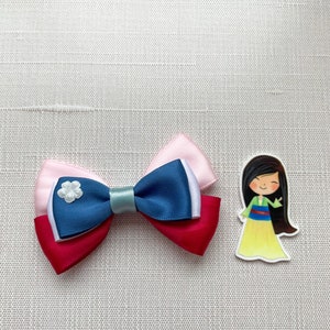 Disney Princess Bow Disney Princess Inspired Hair Bow - Etsy