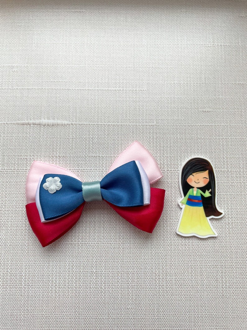 Disney Princess Bow Disney Princess Inspired Hair Bow - Etsy