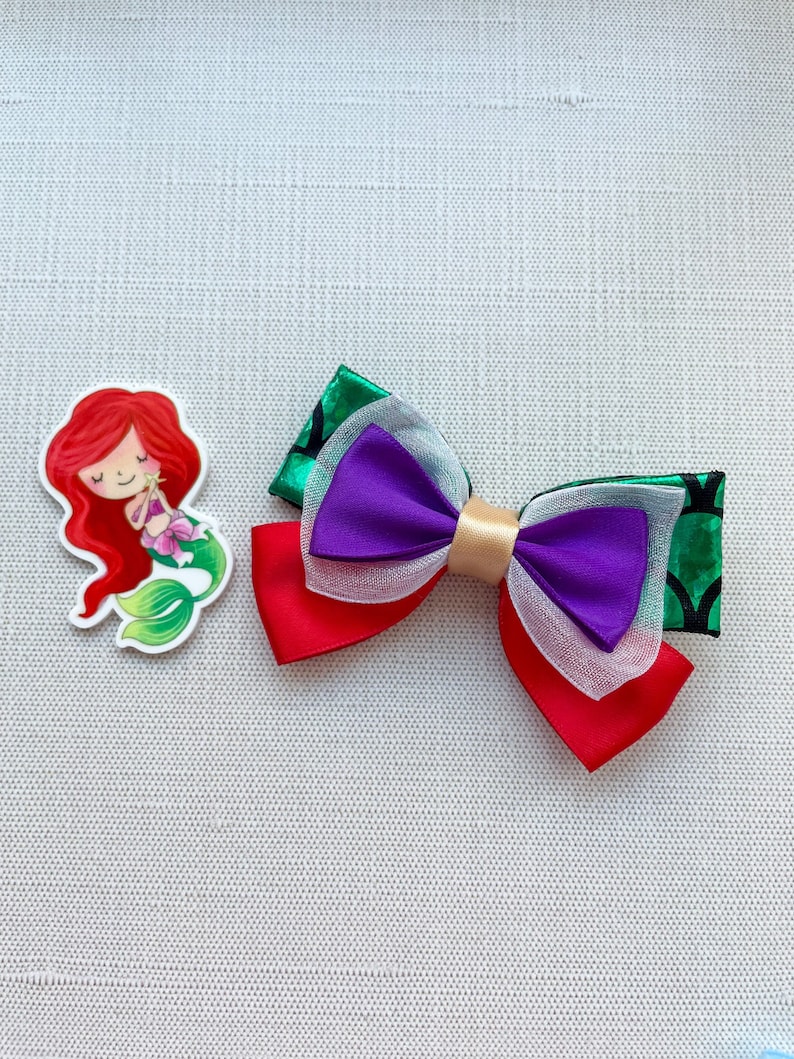 Disney Princess Bow Disney Princess Inspired Hair Bow - Etsy