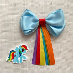 My Little Pony Bow | Inspired Hair Bow | Toddler Bow | Baby Bow ...