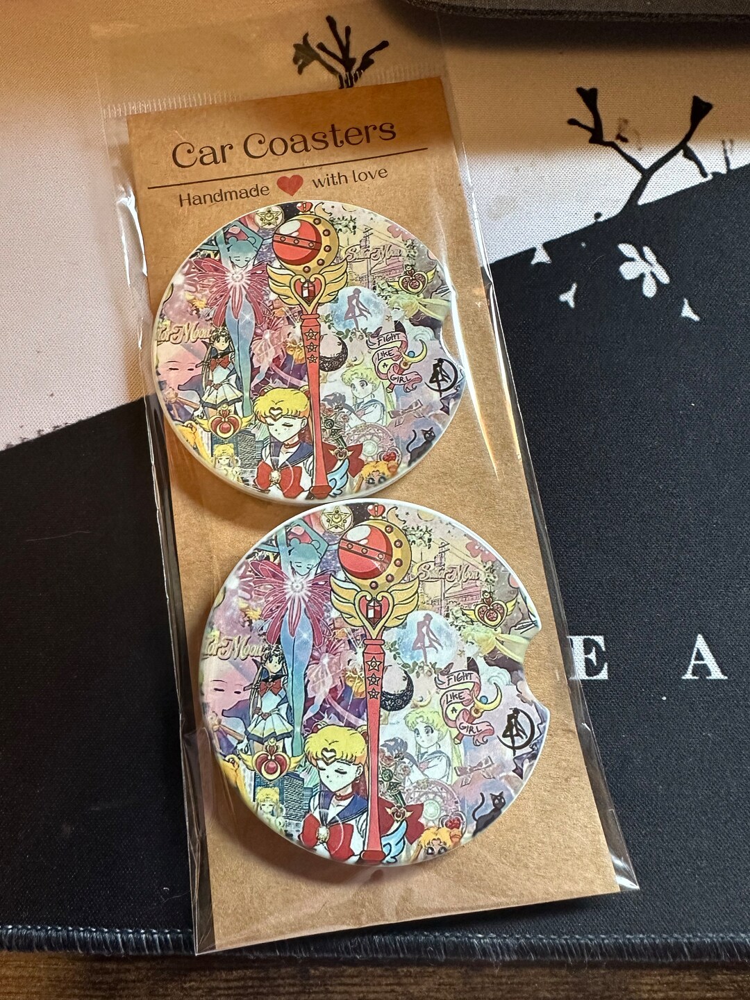 Custom Ceramic Car Coasters - Etsy