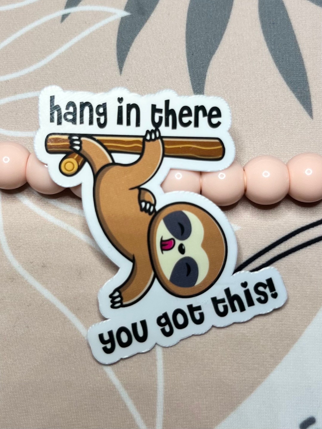 Sloth Hang in There Sloth Cute Sloth Sticker Waterproof Sticker Vinyl ...