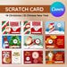 Christmas and New Year Scratch Cards | Editable in Canva - Etsy